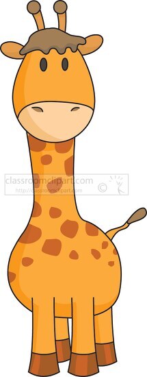 giraffe stick figure clipart - Classroom Clipart