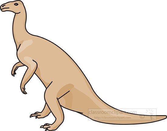 dinosaur standing upright clipart - Classroom Clipart