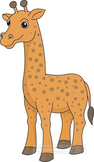 giraffe stick figure clipart - Classroom Clipart