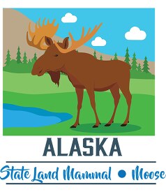 Alaska State Clipart - 50 States Clipart - Clipart - Classroom Clip Art