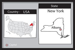 Free New York State Clipart - 50 States Clipart - Clipart - Classroom ...