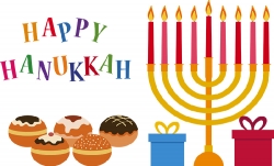 Hanukkah Clipart - Holiday Clipart - Clipart - Classroom Clip Art