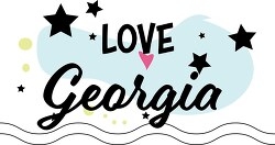 Georgia State Clipart - 50 States Clipart - Clipart - Classroom Clip Art