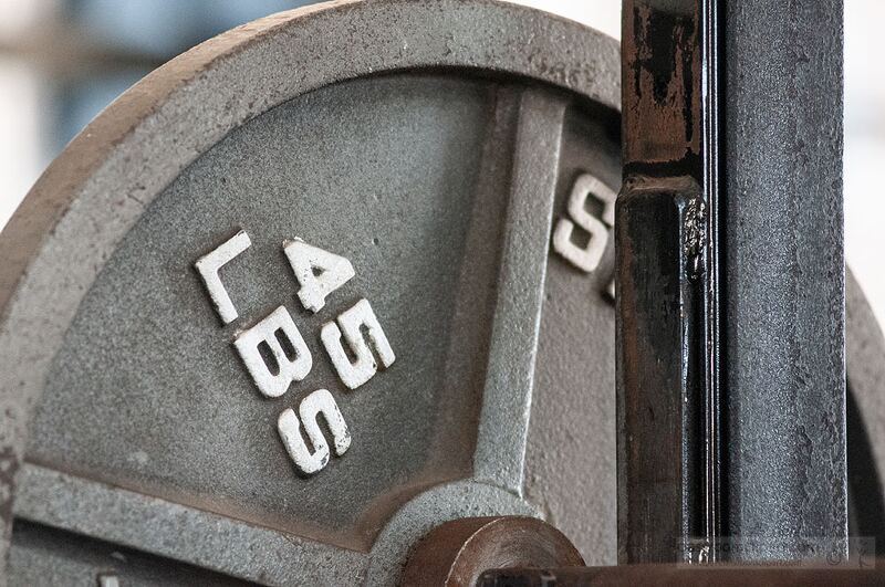 45 pound weights for physical training - Classroom Clip Art