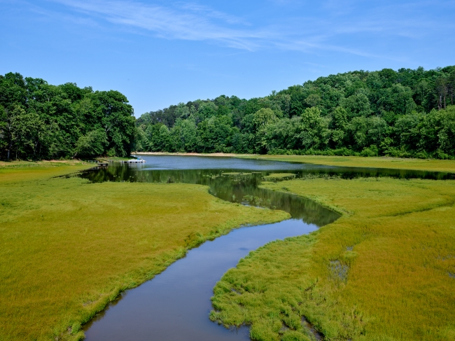 A spur of the Tugaloo River outside Toccoa, a city in northeast ...