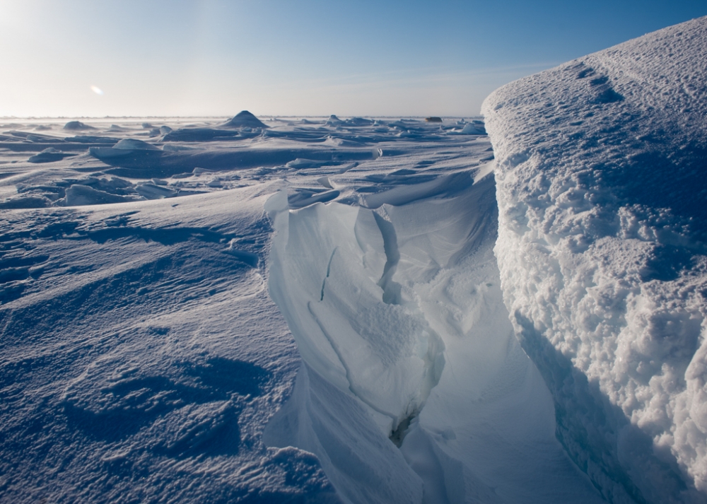 acrtic sheet of ice known as an ice floe 002 - Classroom Clip Art