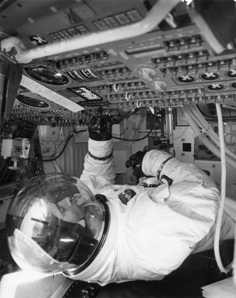 Apollo 10 astronaut John Young Command Module Pilot - Classroom Clipart