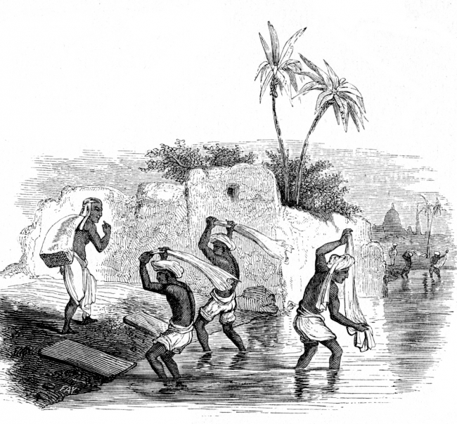 chennai dhobies - Classroom Clipart