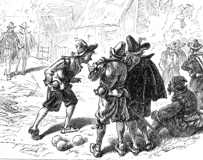 Free colonists historical illustration - Classroom Clipart