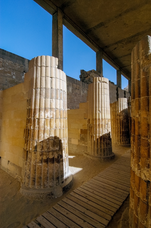 columns-sakkara-funerary-complex-of-djoser-photo-image-1245a ...