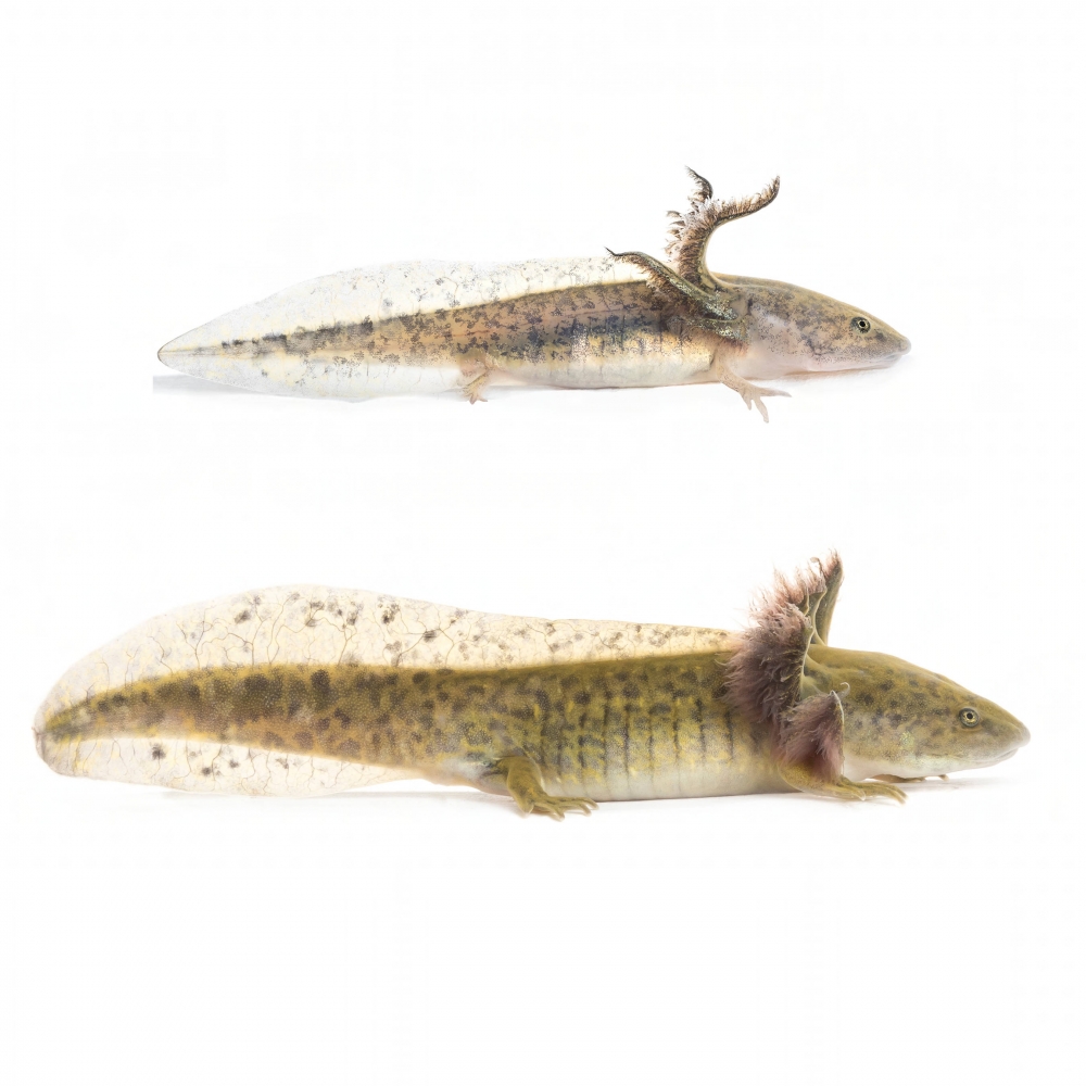 Eastern tiger salamander larvae - Classroom Clip Art