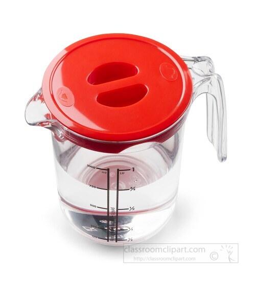 clear pitcher of water - Classroom Clip Art