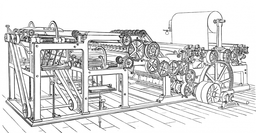 hoes power press 1785a - Classroom Clip Art