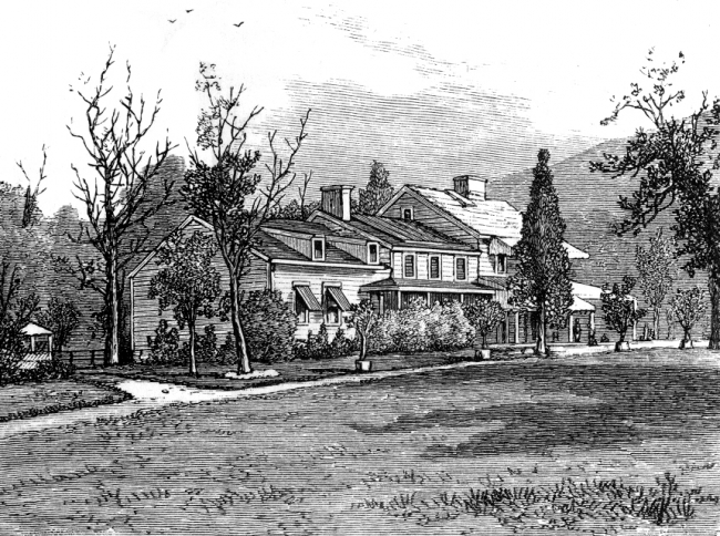 Civil War Pictures and Illustrations-Illustration of the house of a ...