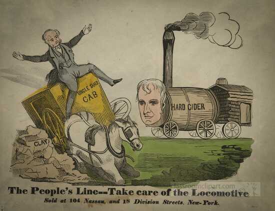 Incumbent President Martin Van Buren drives Uncle Sams Cab - Classroom ...