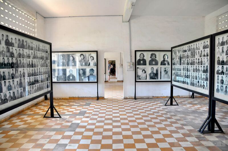Interior Tuol Sleng Genocide Museum Phnom Penh Cambodia Photo ...