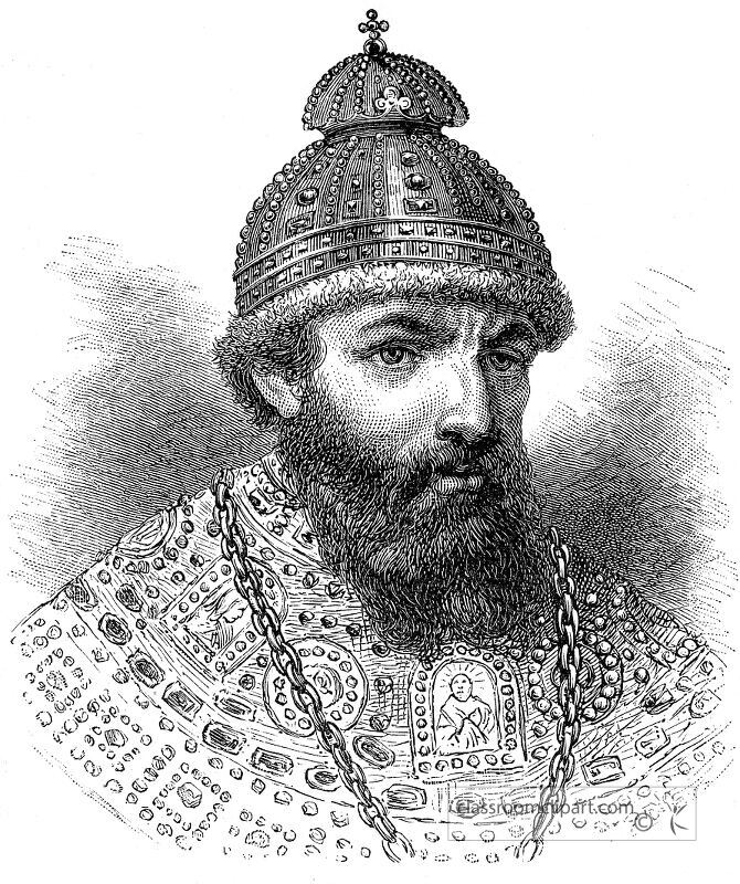 Free Ivan The Terrible Historical Illustration - Classroom Clipart