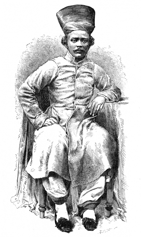 Merchant in India - Classroom Clip Art