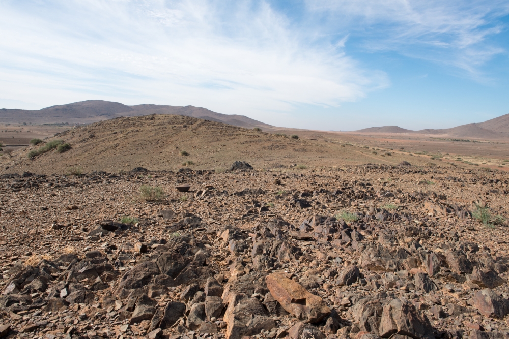 moroccan stone desert with mountains marrakesh photo image 7586 ...
