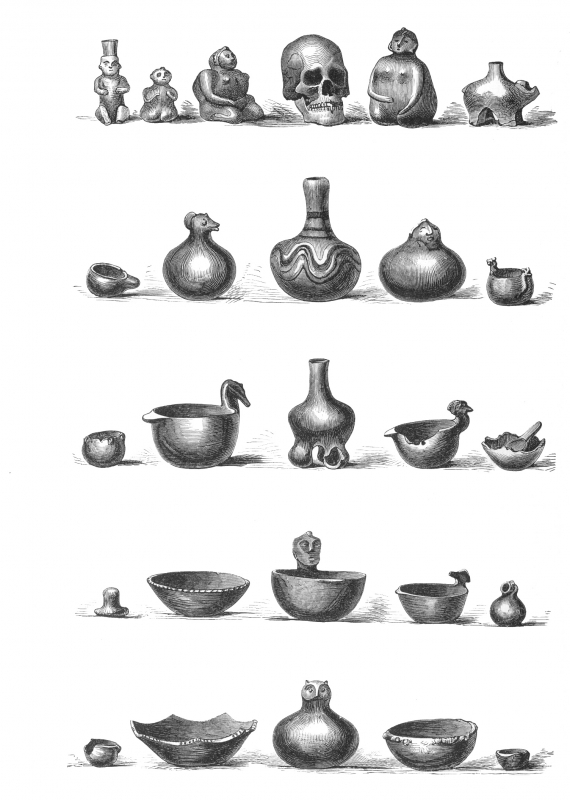 Free mound builders historical illustration - Classroom Clipart