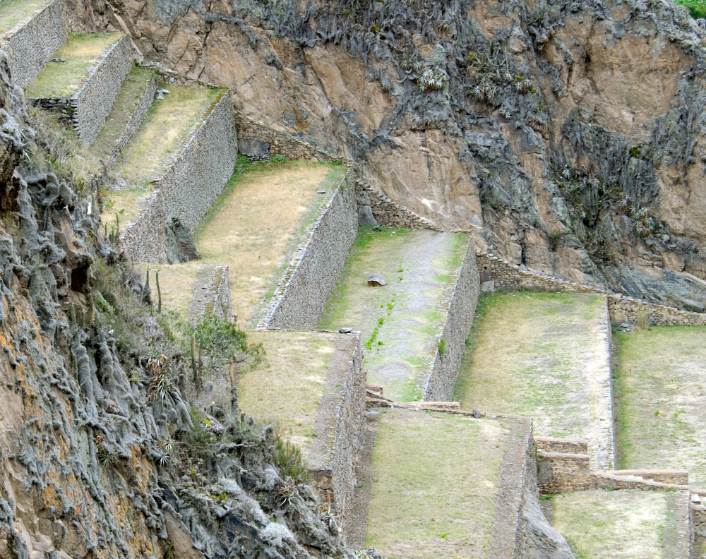 Ollantaytambo an Inca fortress - Classroom Clip Art