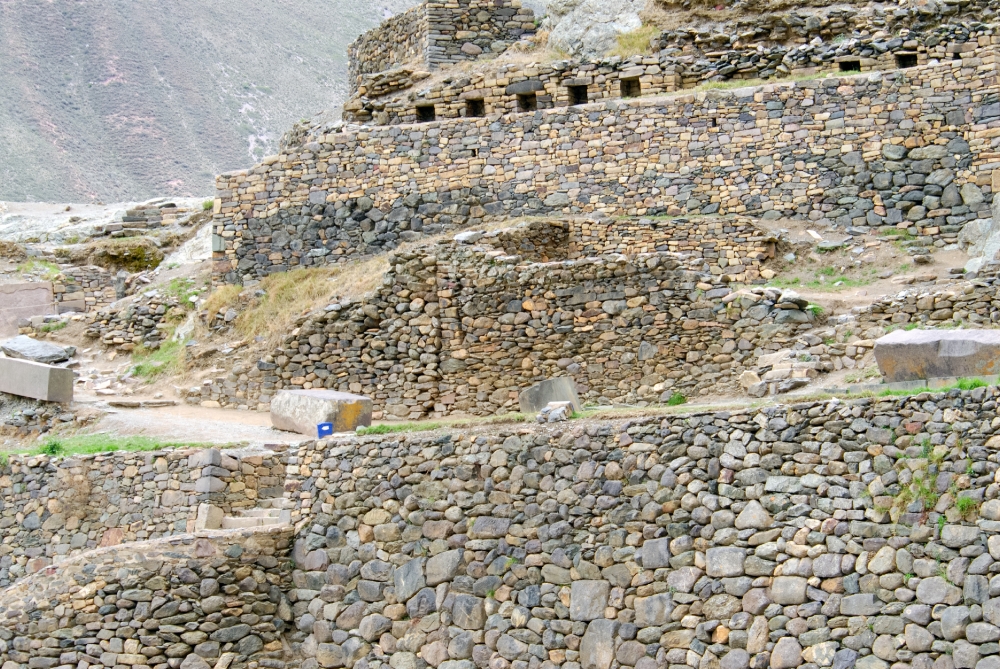 Ollantaytambo an Inca fortress - Classroom Clip Art