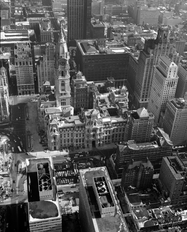 Penn Square Broad Market Streets Philadelphia 1965 - Classroom Clip Art