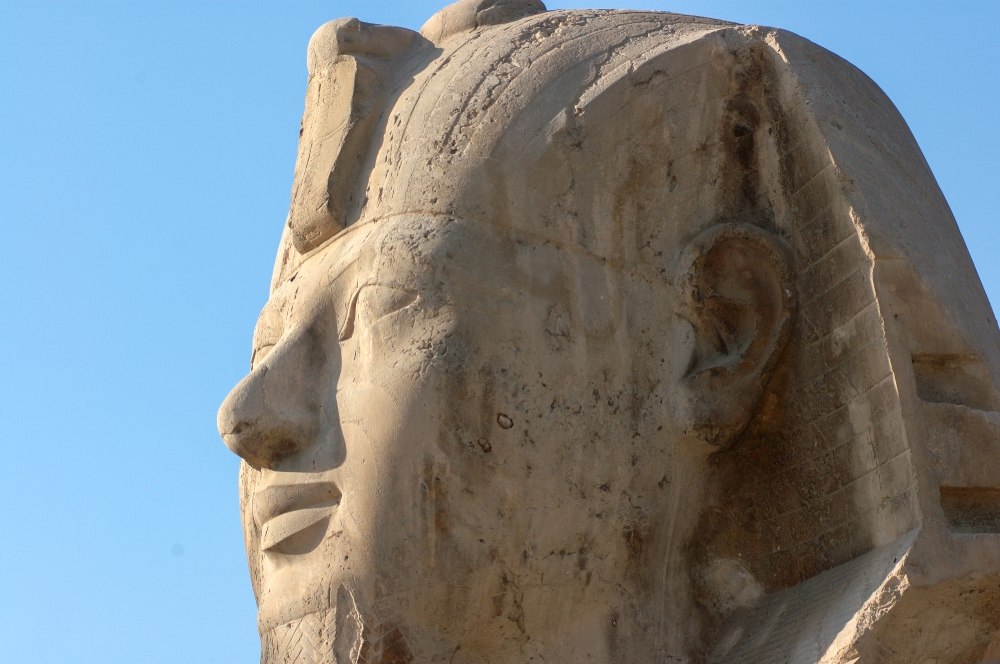 photo alabaster sphinx outside temple ptah memphis egypt image ...