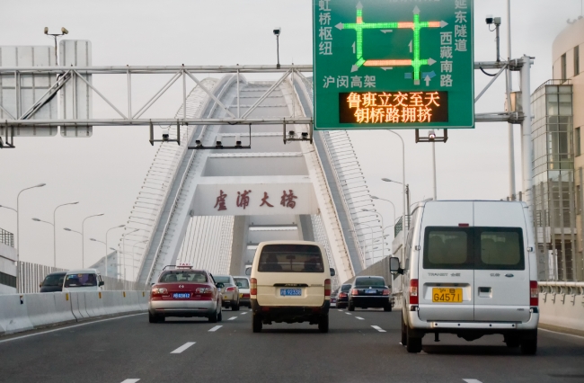 China Pictures-Photo Freeway Traffic Near Shanghai