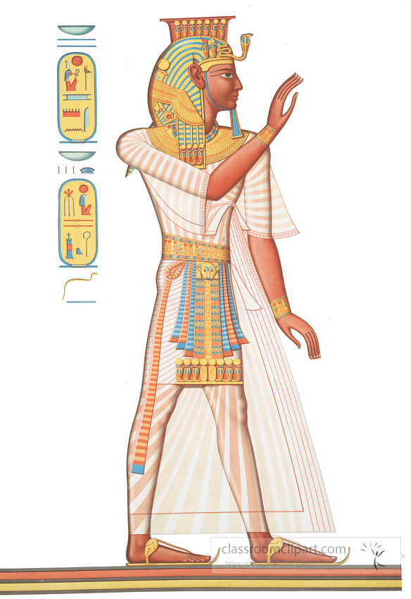Portrait Ramses III Ancient Egypt - Classroom Clip Art