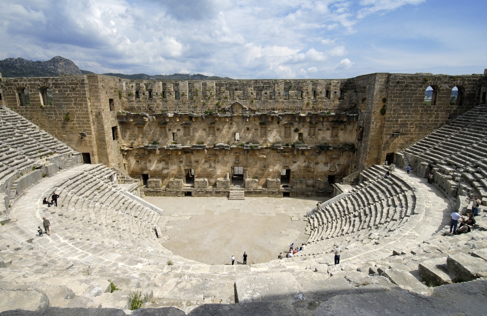 Free ruins aspendos turkey 07 - Classroom Clipart