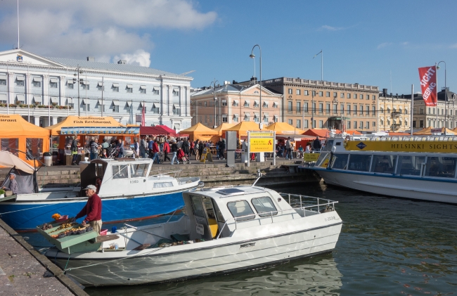 finland-Scenic View Of Harbor With Boats Helsinki Finland