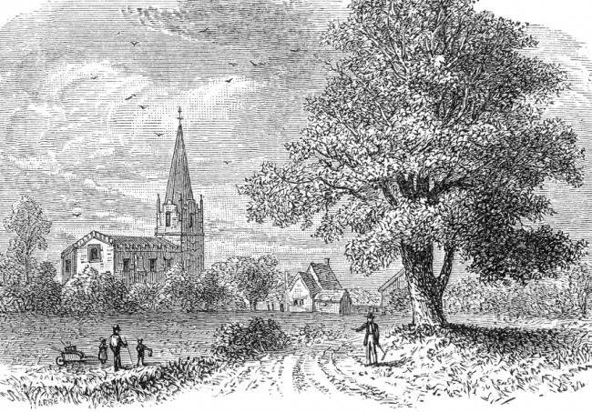 scrooby manor historical illustration - Classroom Clip Art