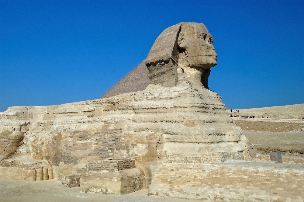 Close up of Sphinx Giza Egypt photo 5400 - Classroom Clip Art
