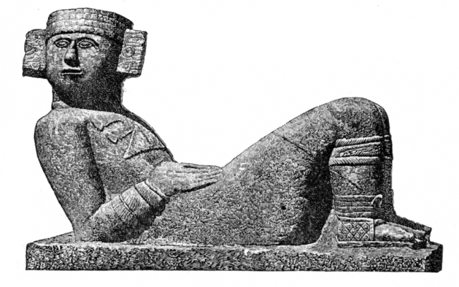 Statue of Chac Mool - Classroom Clip Art