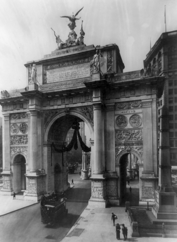 Victory Arch Madison Square and 25th St New York City - Classroom Clipart
