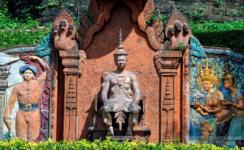 Wat Phnom Historical Site Phnom Penh - Classroom Clip Art