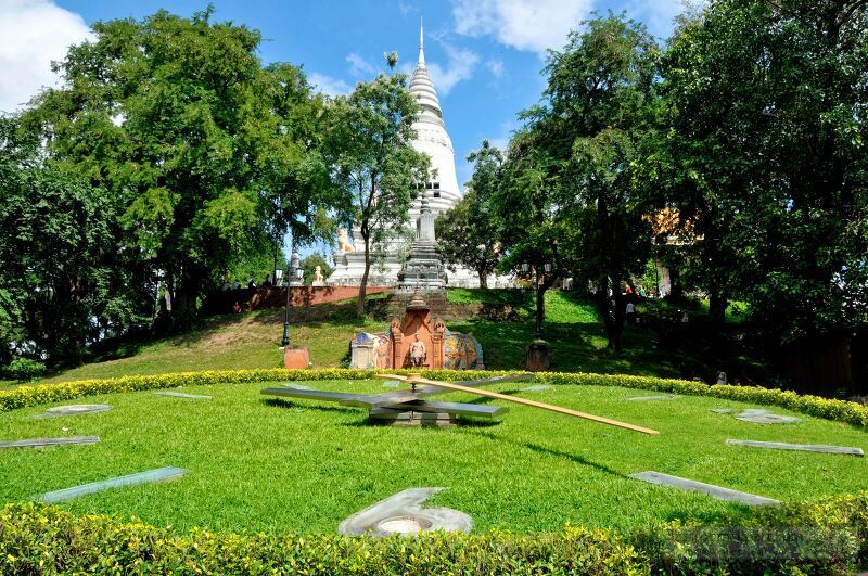 Wat Phnom Historical Site Phnom Penh - Classroom Clip Art