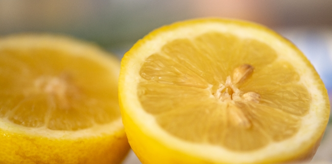 whole lemon cut in half photo - Classroom Clip Art