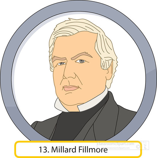 13_millard_fillmore - Classroom Clip Art