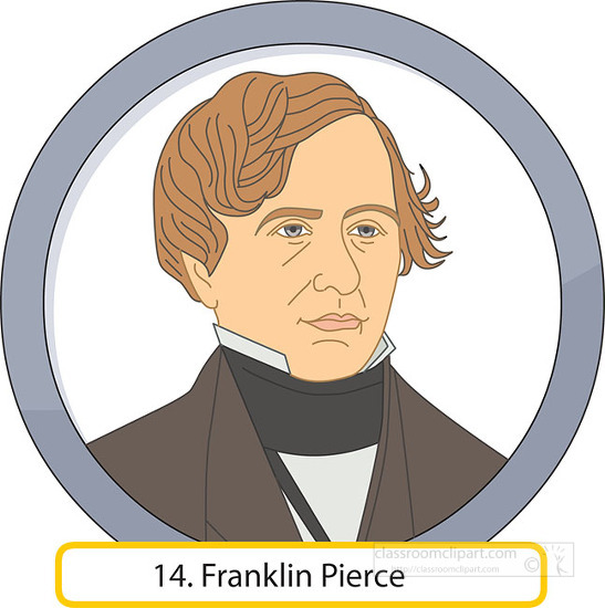14_franklin_pierce - Classroom Clip Art