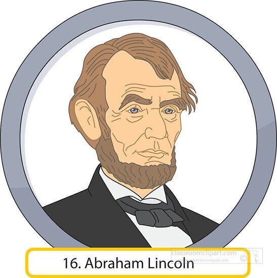 16_abraham_lincoln - Classroom Clip Art
