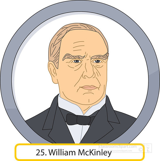 25_william_mckinley - Classroom Clipart