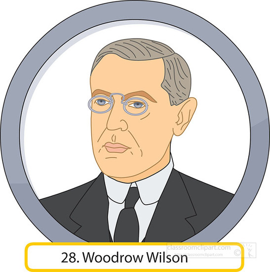 28_woodrow_wilson - Classroom Clipart