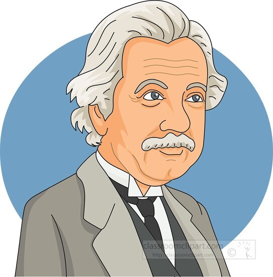 Albert Einstein - Classroom Clip Art