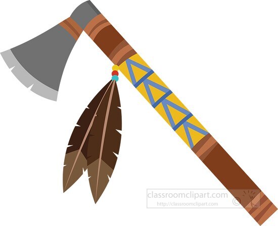 american indian tomahawk clipart - Classroom Clip Art
