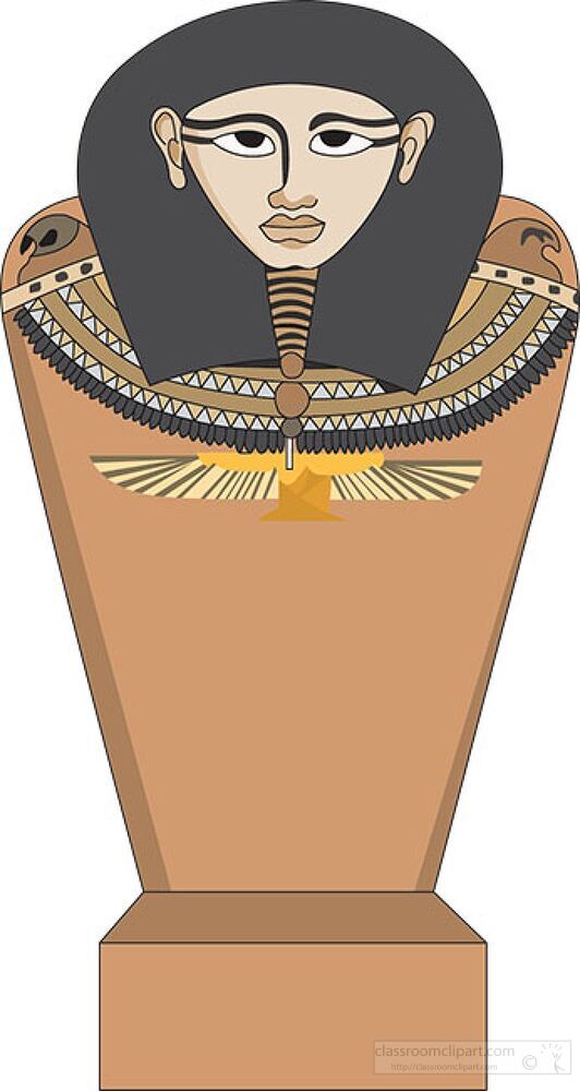 ancient egyptian mummy case clipart - Classroom Clip Art