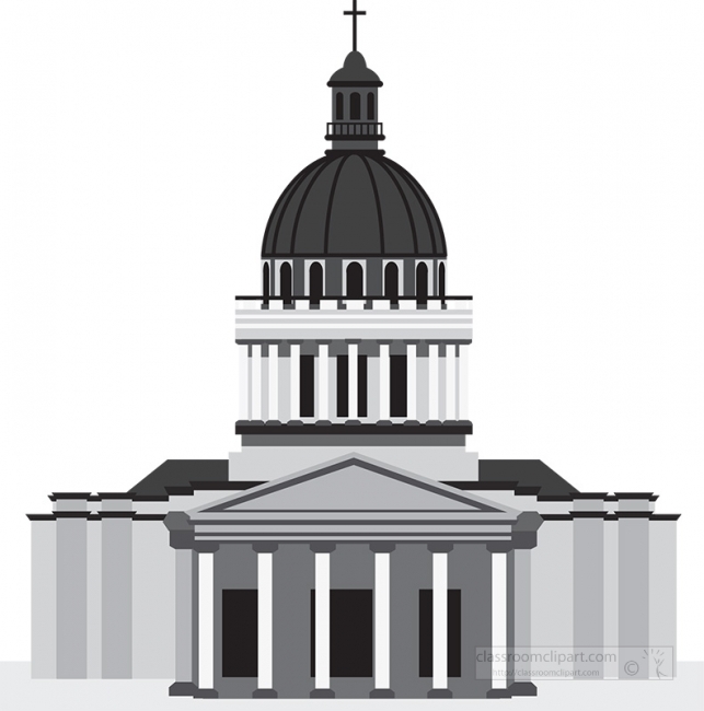 architecture pantheon building in paris france gray color - Classroom ...