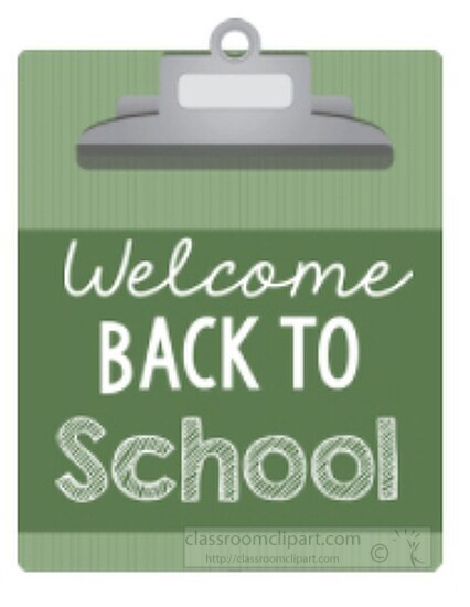 back to school clipboard animated clipart - Classroom Clip Art