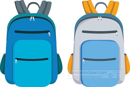 bag pack for boys back to school clipart - Classroom Clip Art